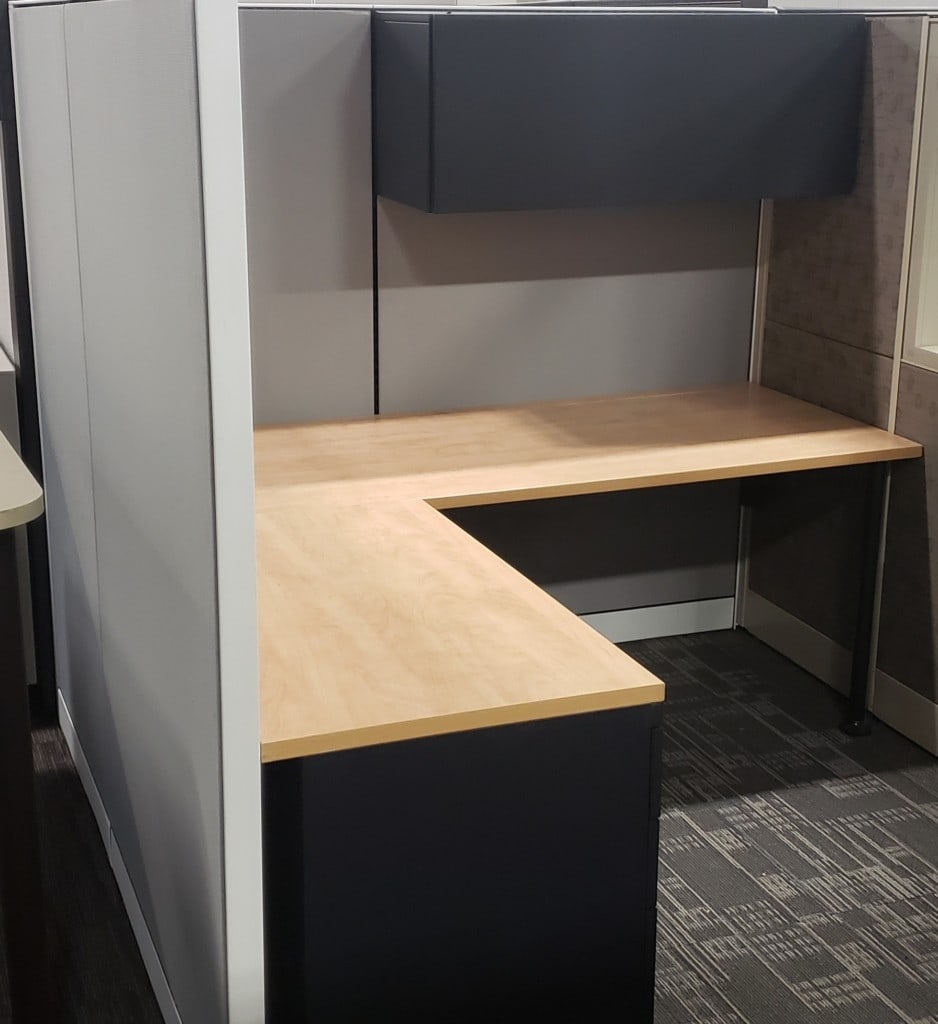 Steelcase Kick 6' x 6' L-shaped Workstation - MVP Modular Systems